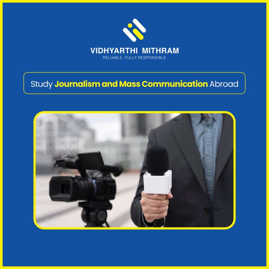 Masters in Journalism and Mass Communication Abroad | Courses